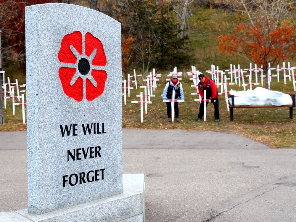 Field of Crosses returns to Memorial Drive in Calgary | Calgary Herald