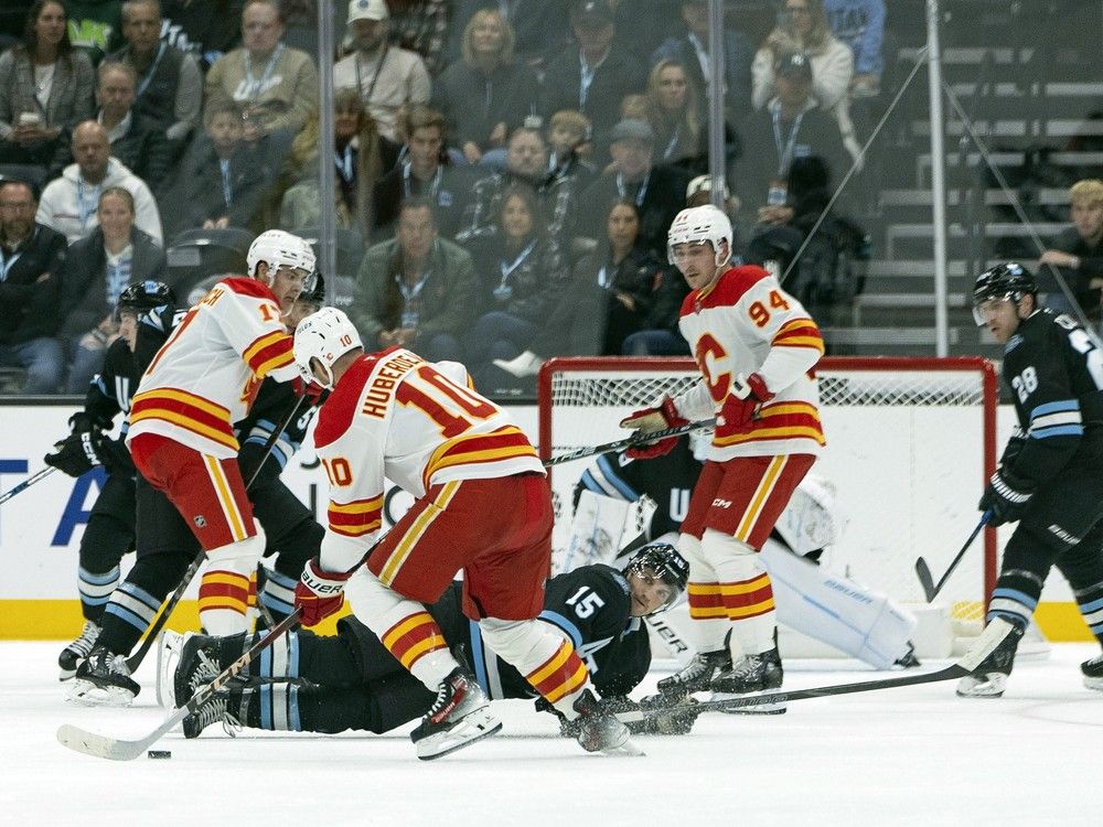 Three takeaways as Flames continue slide with sorry showing in Utah ...