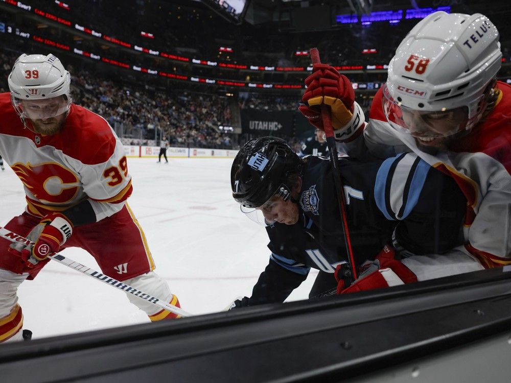 Flames losing streaks extends to four with lopsided loss to Utah ...