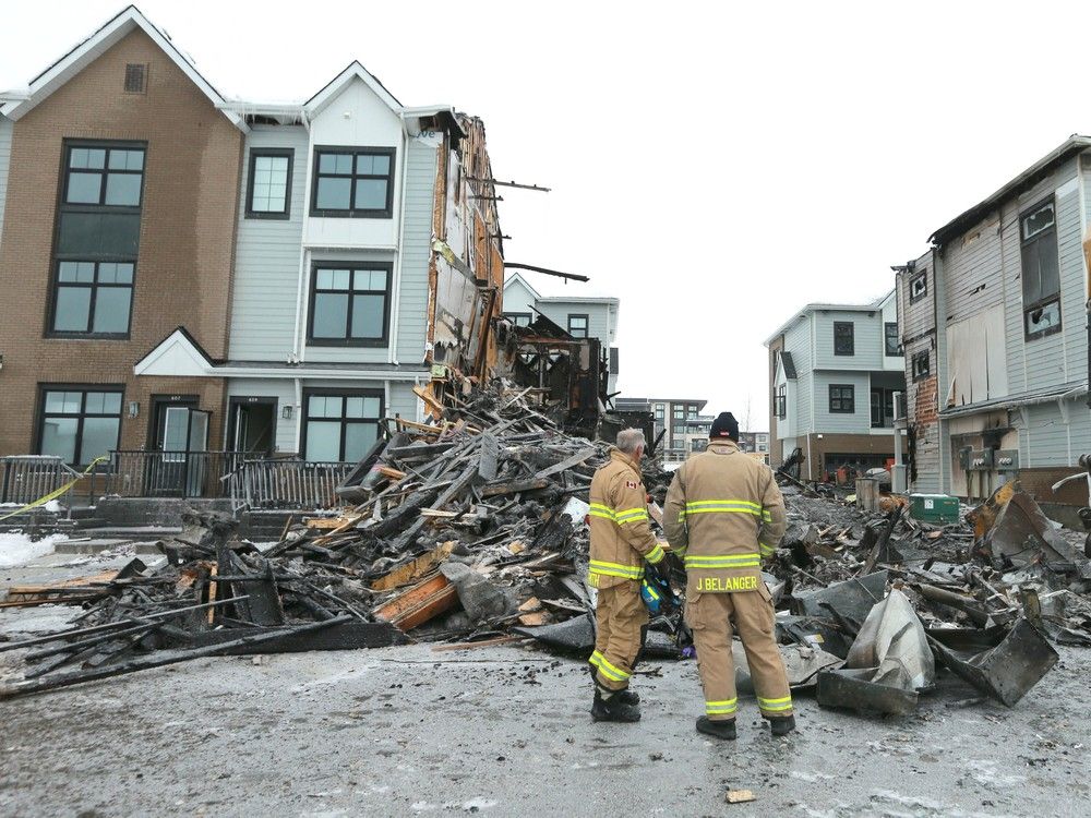Gas line ruptured by worker just before townhouse explosion and fire ...