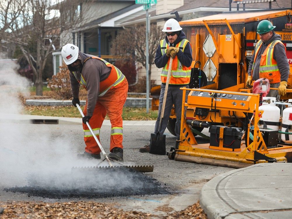Calgary road workers fill over 35,000 potholes in 2024 | Calgary Herald