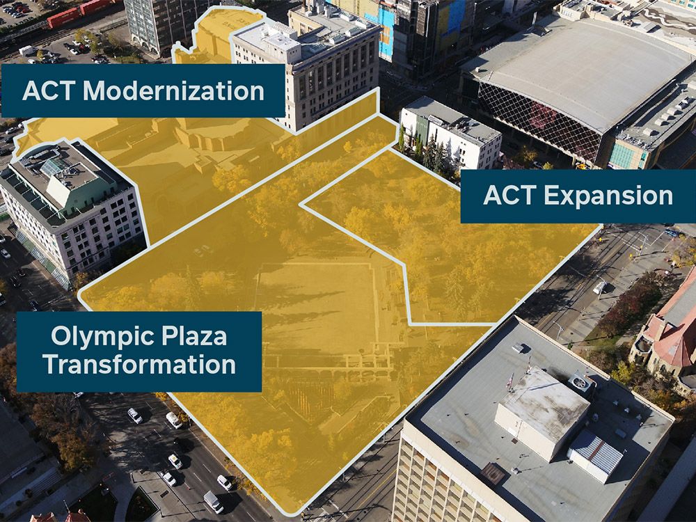 Officials gather for Arts Commons Transformation groundbreaking ...