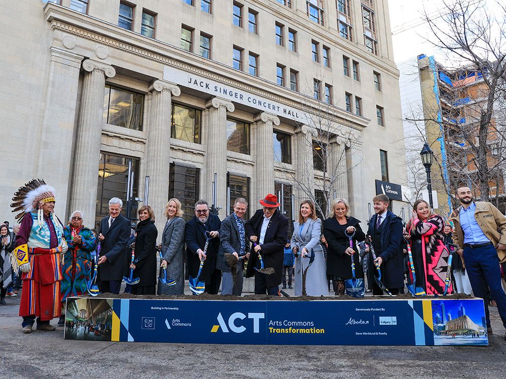 Officials gather for Arts Commons Transformation groundbreaking ...
