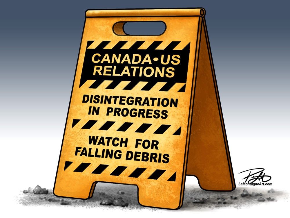 Tragic comedy: Editorial cartoons on tariffs and Trump | Calgary Herald