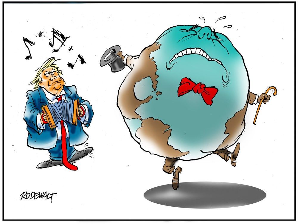 Tragic comedy: Editorial cartoons on tariffs and Trump | Calgary Herald