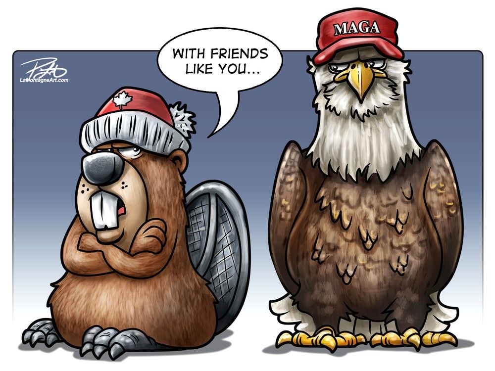 Tragic comedy: Editorial cartoons on tariffs and Trump | Calgary Herald