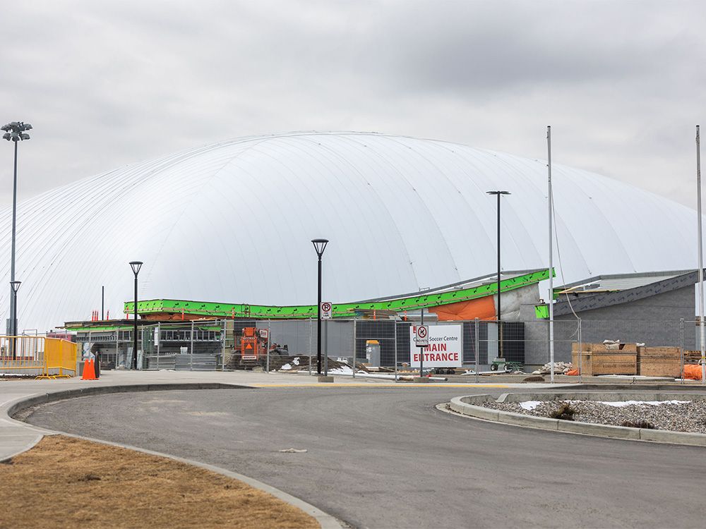 Calgary Soccer Centre dome to open this spring amid field shortage ...