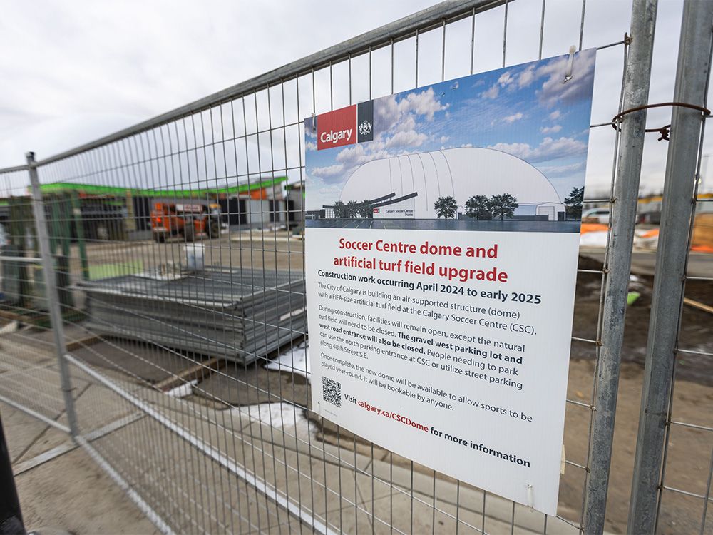 Calgary Soccer Centre dome to open this spring amid field shortage ...