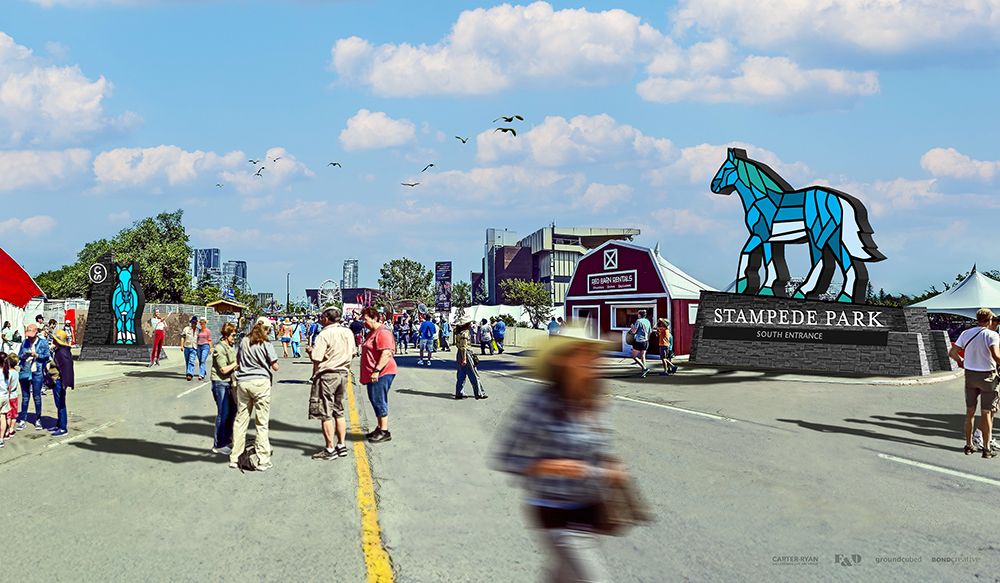Calgary Stampede unveils new public art for entrances to grounds ...