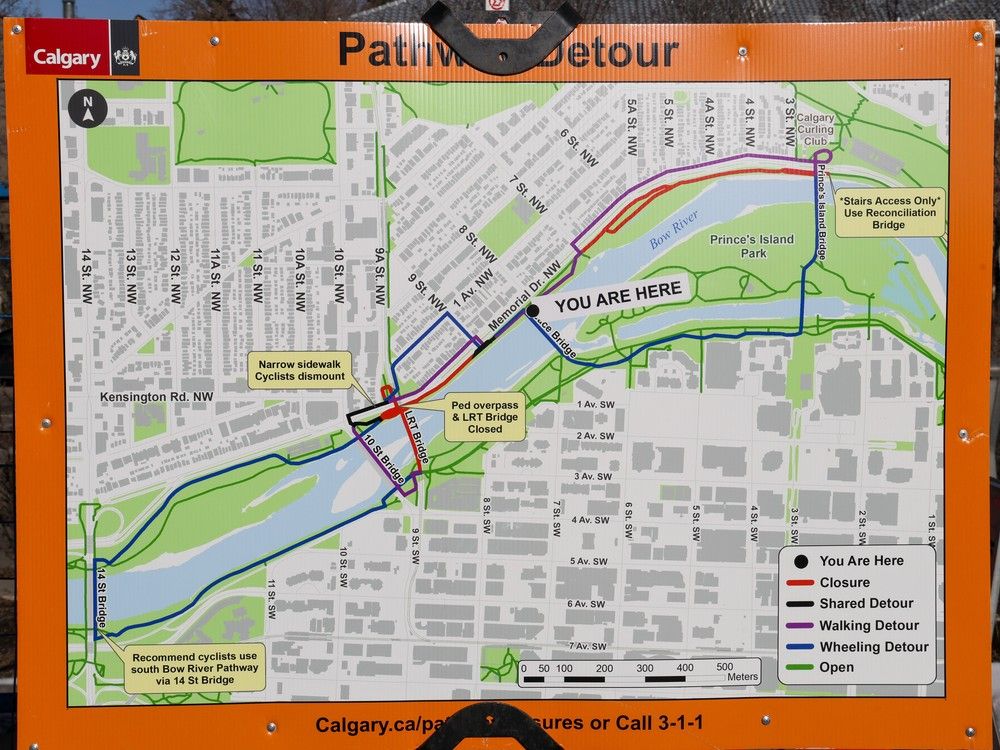 Traffic restrictions on Calgary's Memorial Drive set to take effect ...