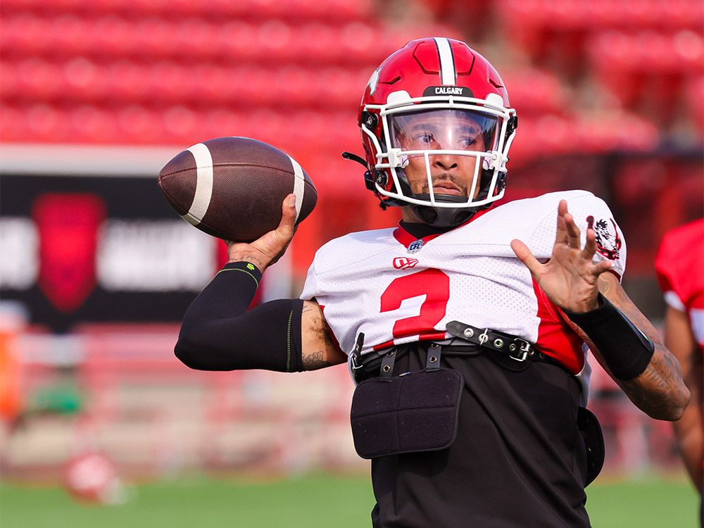 Quarterbacks in Calgary Stampeders camp: Vernon Adams Jr. leads way ...