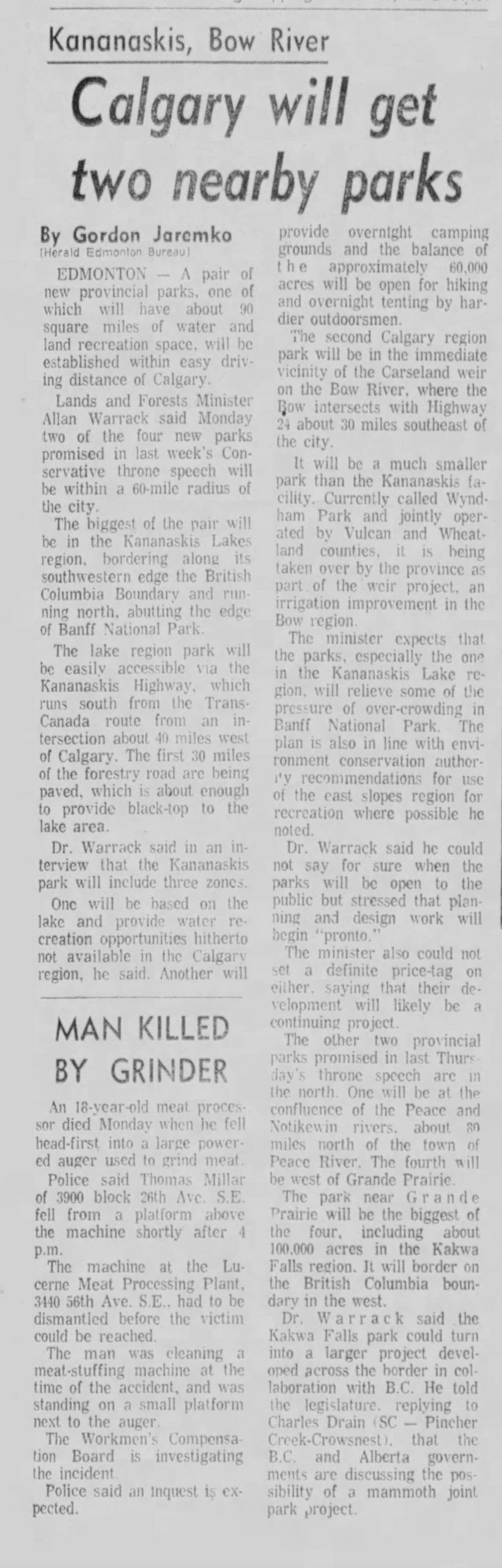 What and where is Kananaskis | Calgary Herald