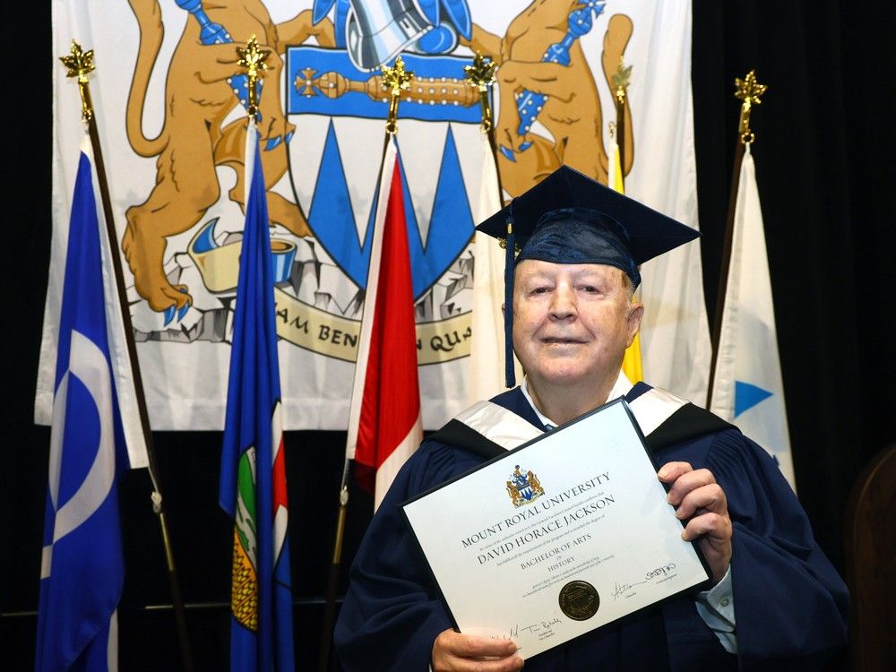 Senior earns history degree from MRU after 18 years of study | Calgary ...