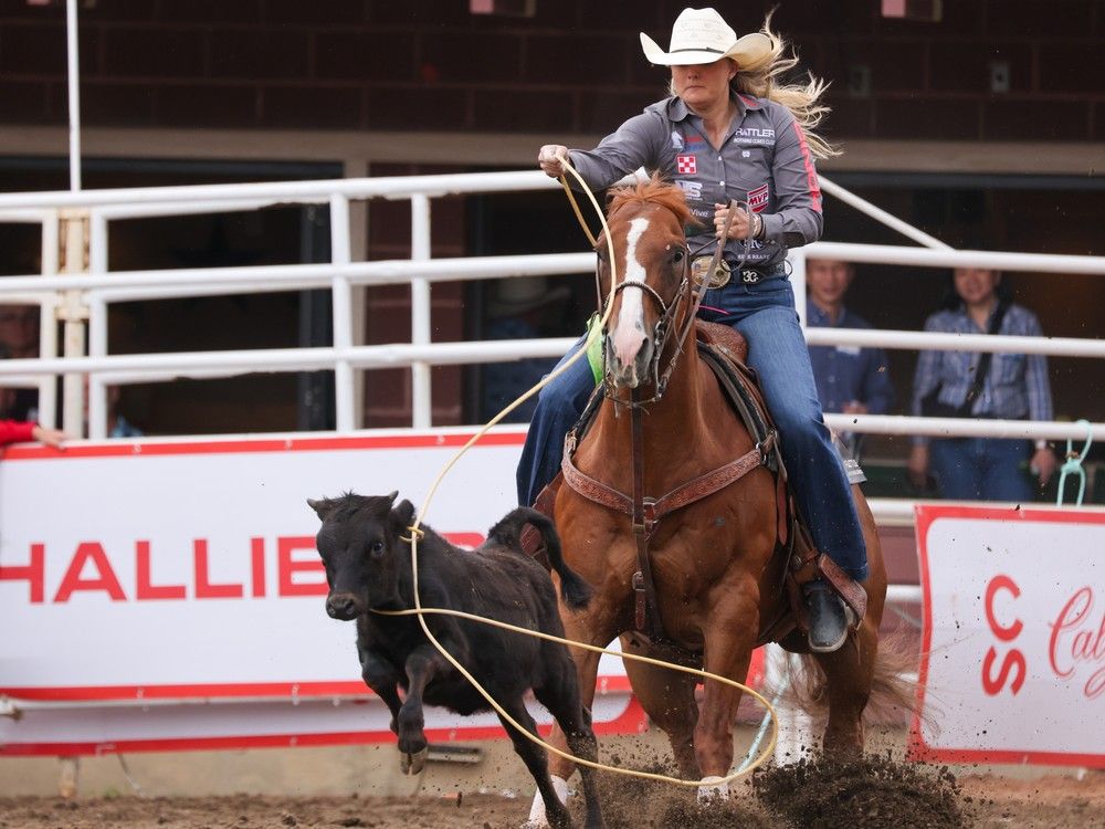 RODEO NOTES, Day 6: Cowgirl Carlee Otero on top at Calgary Stampede ...