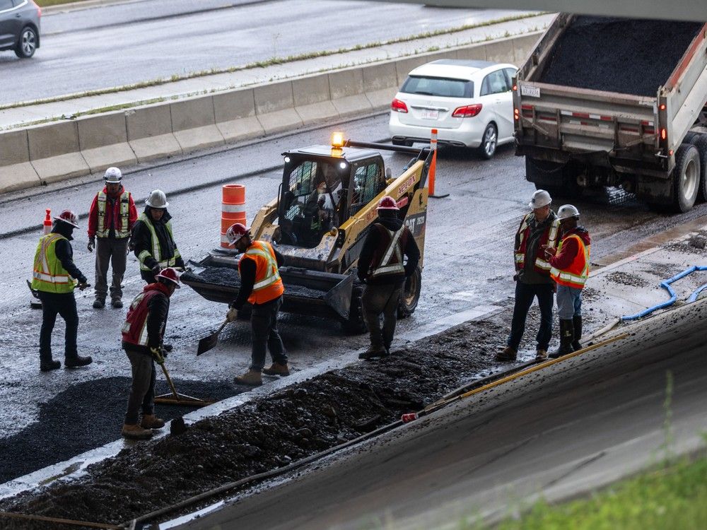Heavy rain leads to flooding, potholes on Calgary roads | Calgary Herald