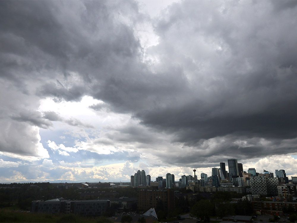 Thunderstorm watch ends for Calgary; hail expected in the north ...