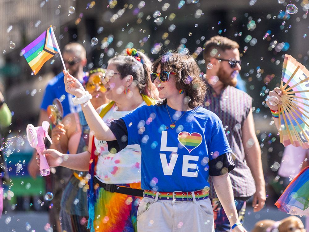 Calgarians show up for Pride under shadow of new Alberta LGBT policies ...