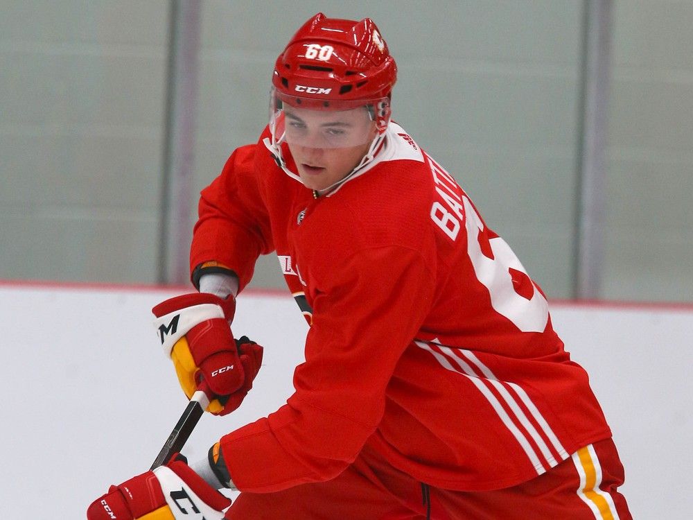 Why Flames prospect Jacob Battaglia believes he’s on the right path ...