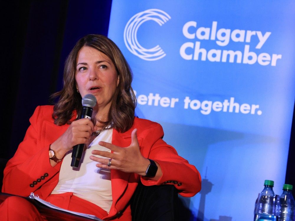 Danielle Smith talks economic growth, youth employment and Carney ...