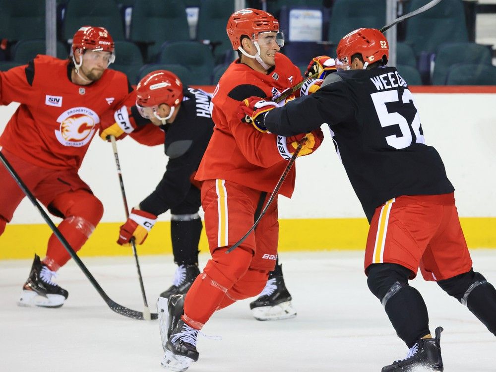 Who comes out of Flames’ lineup for Matt Coronato’s return? | Calgary ...