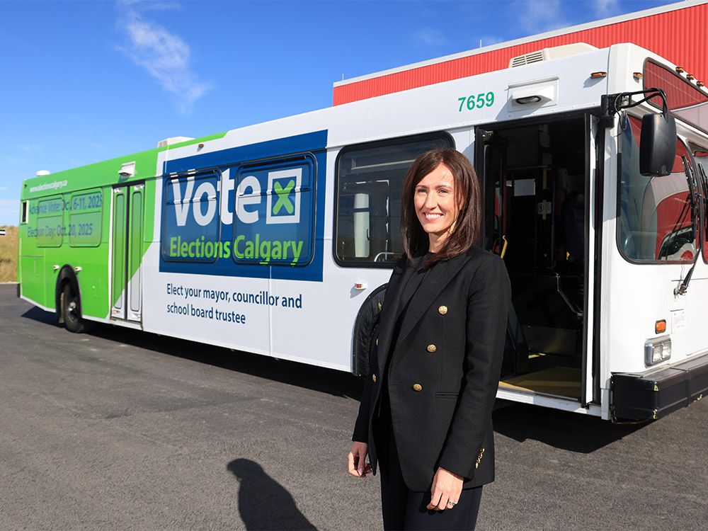 Vote Bus returns to Calgary for 2025 municipal election | Calgary Herald