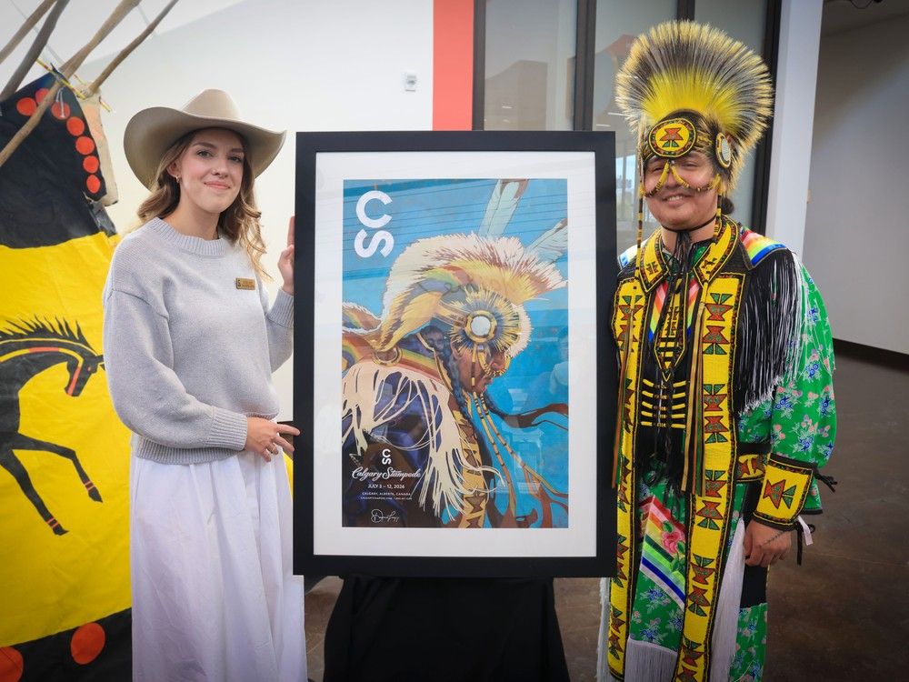 Calgary Stampede's poster unveiled, depicts local grass dancing ...
