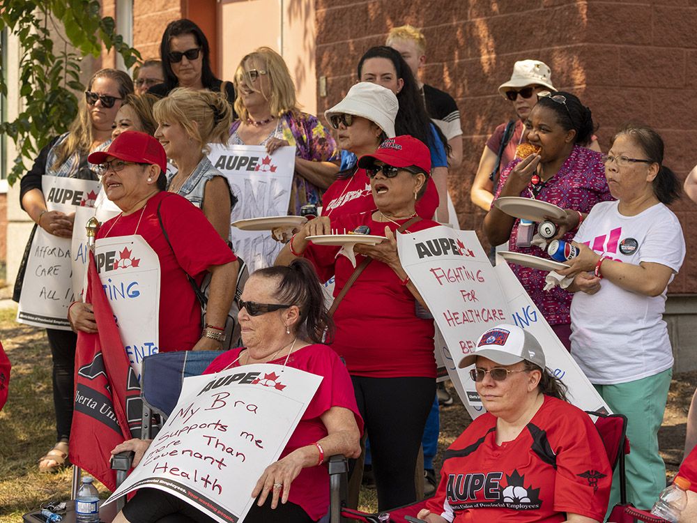 Explainer: Here's what's at stake if AUPE health workers go on strike ...