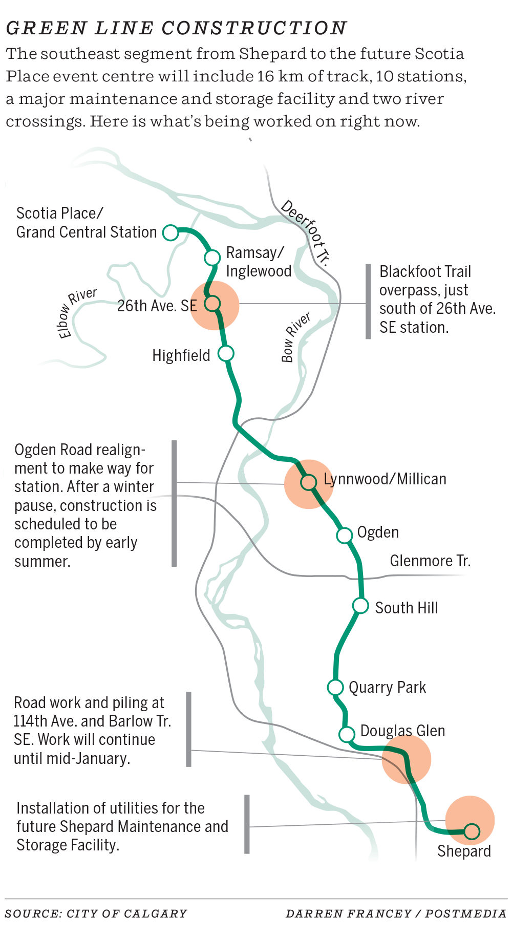 Councillors receive Green Line update, southeast construction ramps up ...