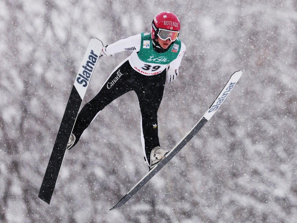 Calgary ski jumper Abigail Strate wins second straight silver medal ...