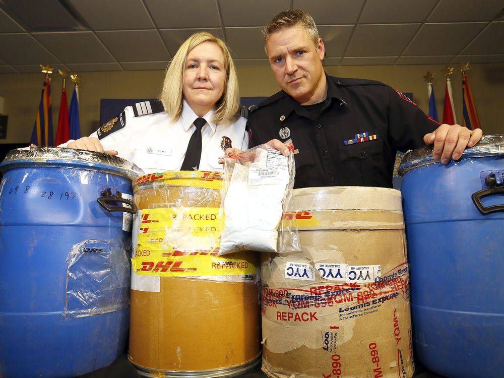 Record drug seizures highlight busy year for Alberta border agents ...