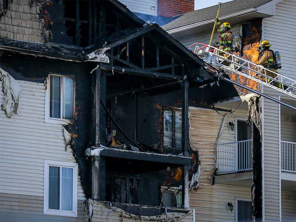 Calgary firefighters respond to northeast condo blaze | Calgary Sun