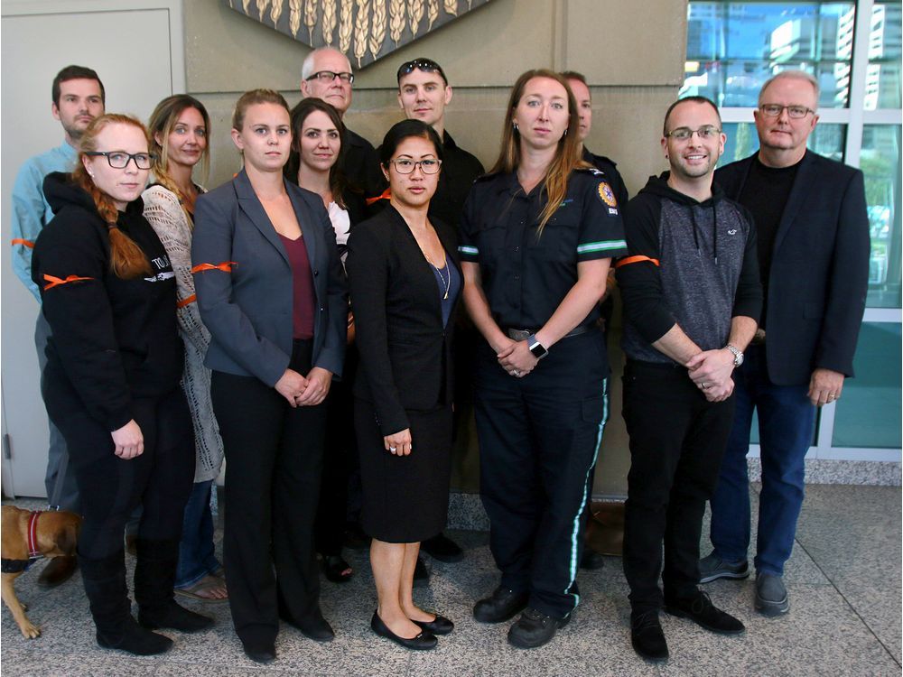 Paramedics rally behind injured colleague, call for better protections ...