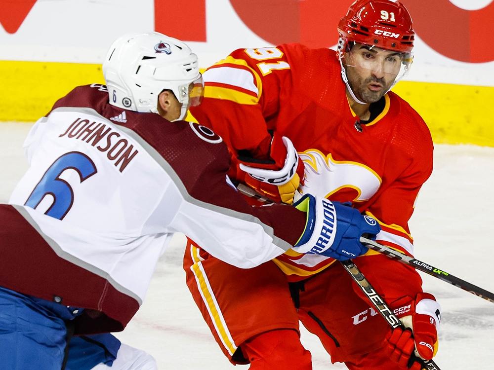 'Party crasher' Nazem Kadri makes immediate impact for Calgary Flames ...