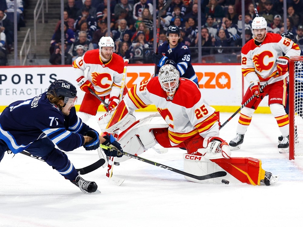 Flames can’t score late equalizer, waste solid effort in Winnipeg ...