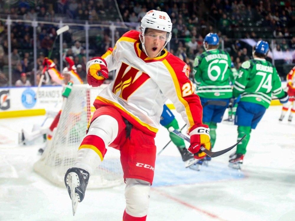 Calgary Flames re-sign trio of farm-clubbers | North Bay Nugget