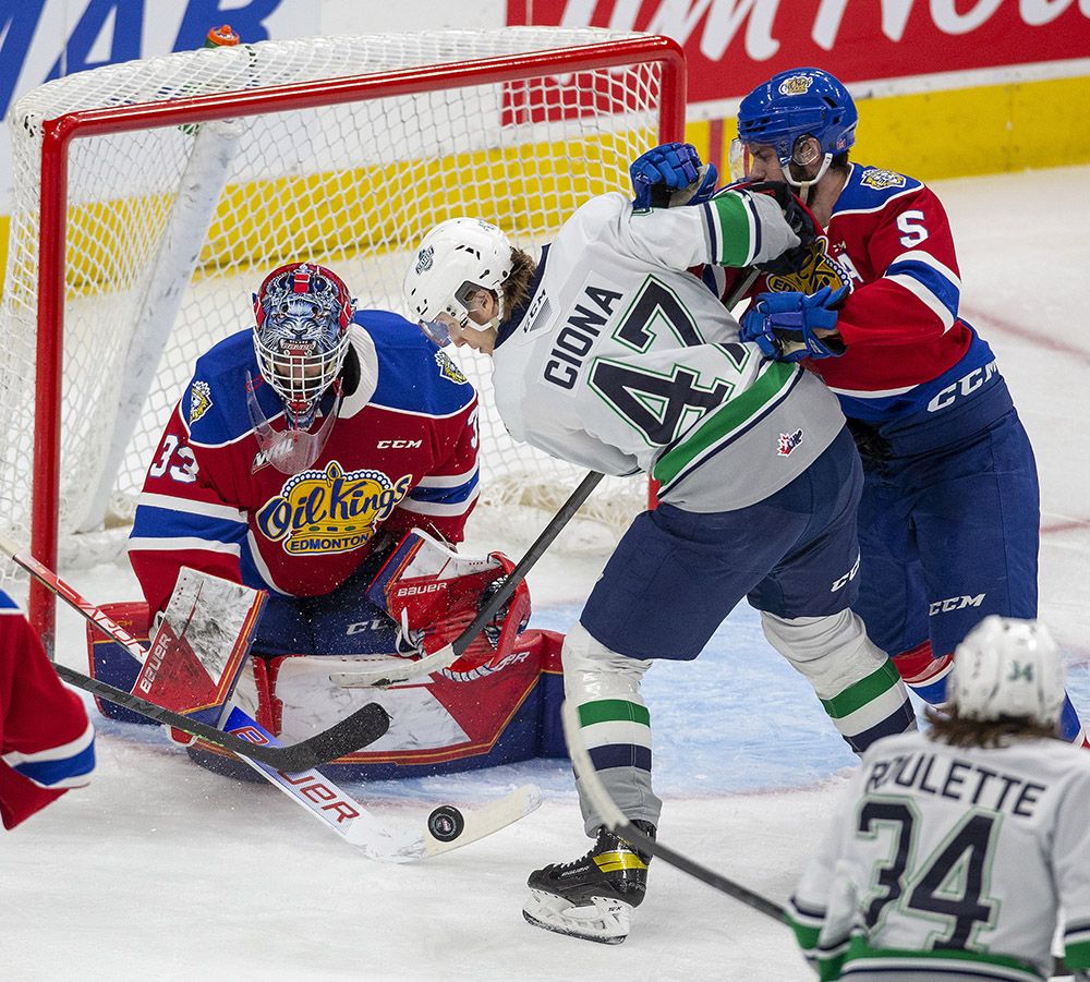 Promising Flames prospect Lucas Ciona thriving with WHL's Thunderbirds ...