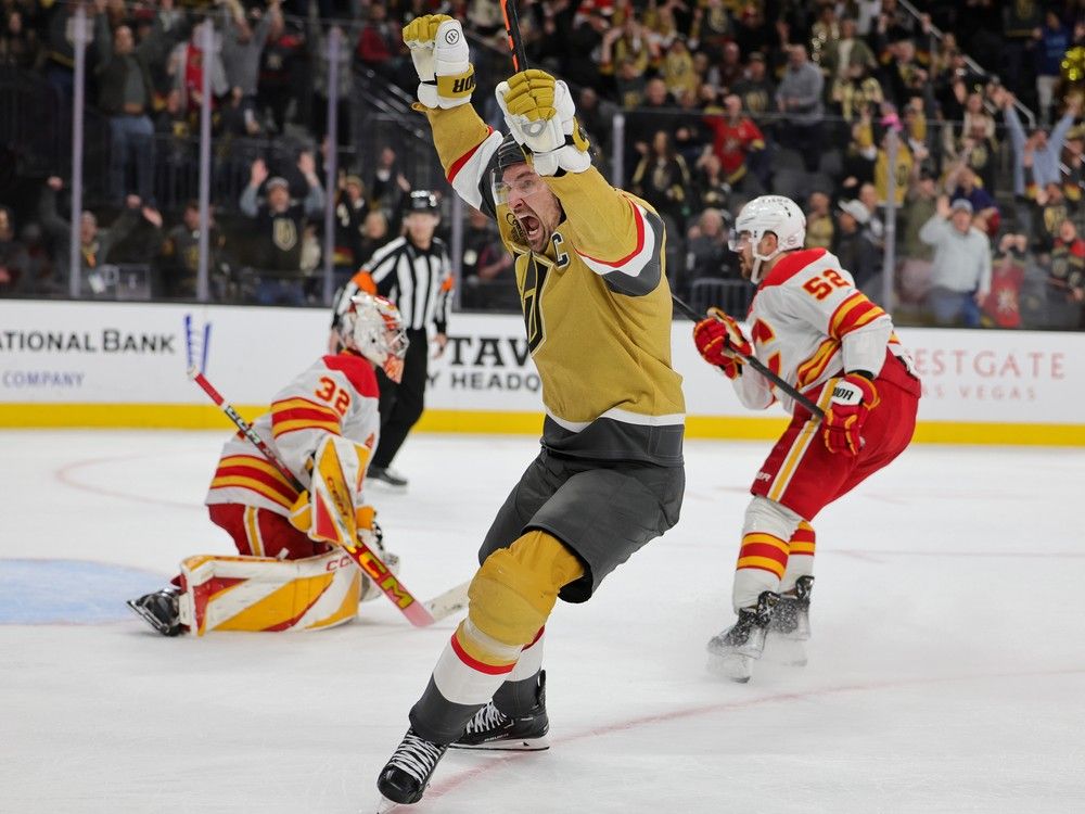 Flames settle for single point in overtime loss to Golden Knights | Calgary Sun
