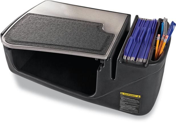 CARgo: An orderly car desk inside a clean cabin | Driving