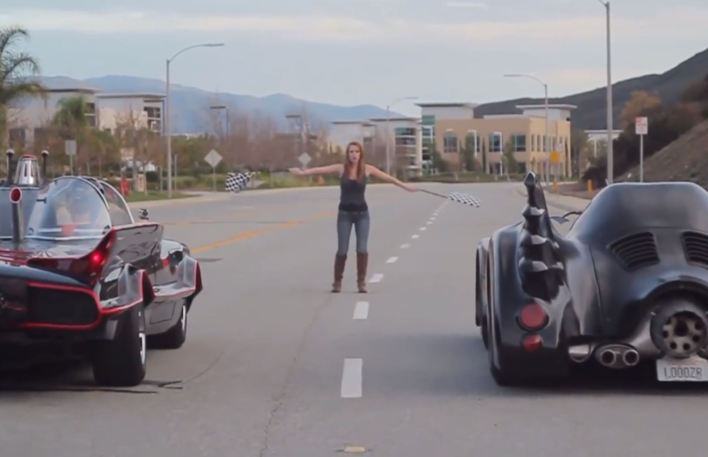Two classic Batmobiles enter drag race of your dreams | Driving