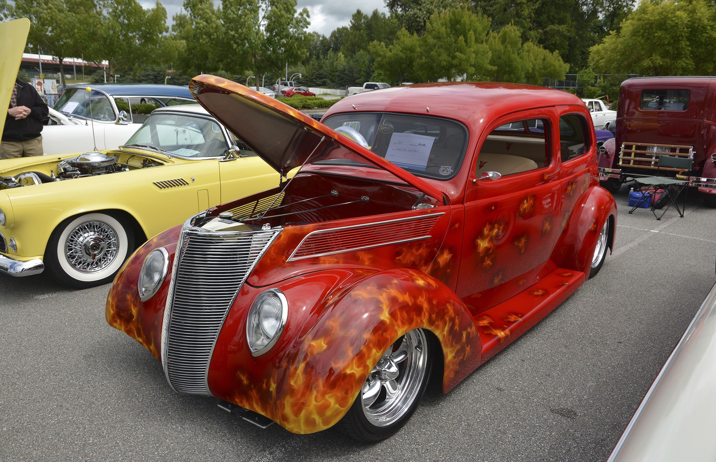 A flock of T-birds and a Cadillac limo as big as a truck | Driving