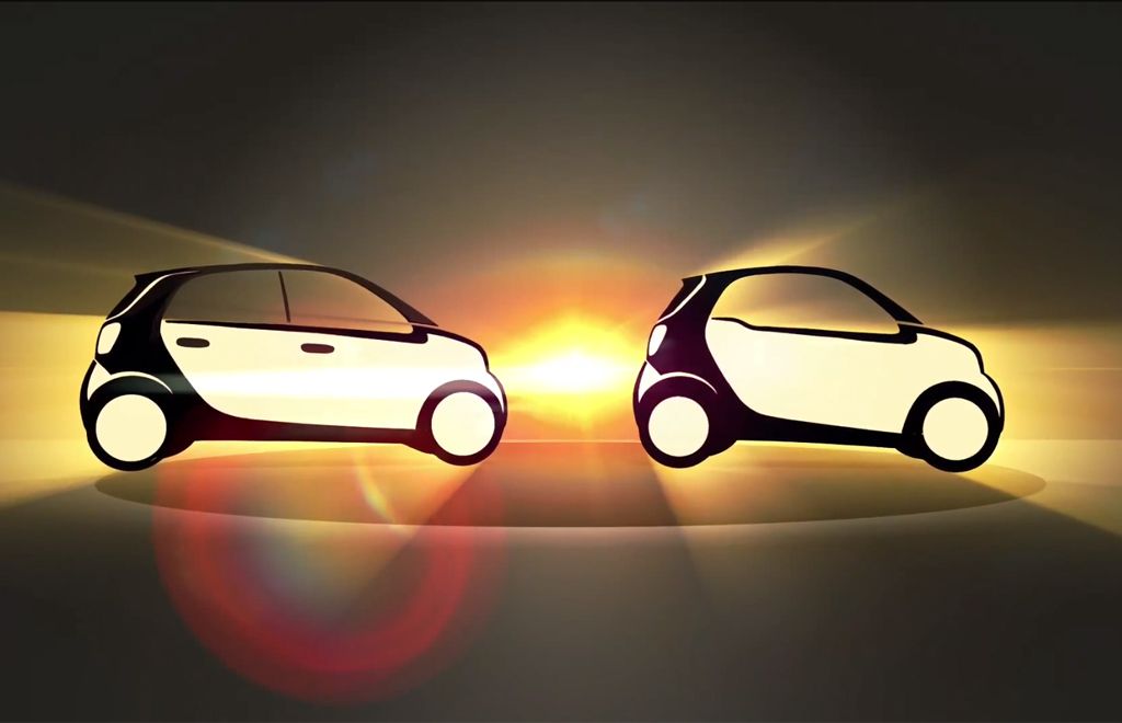 Next-generation Smart teased with four doors, more hexagons | Driving