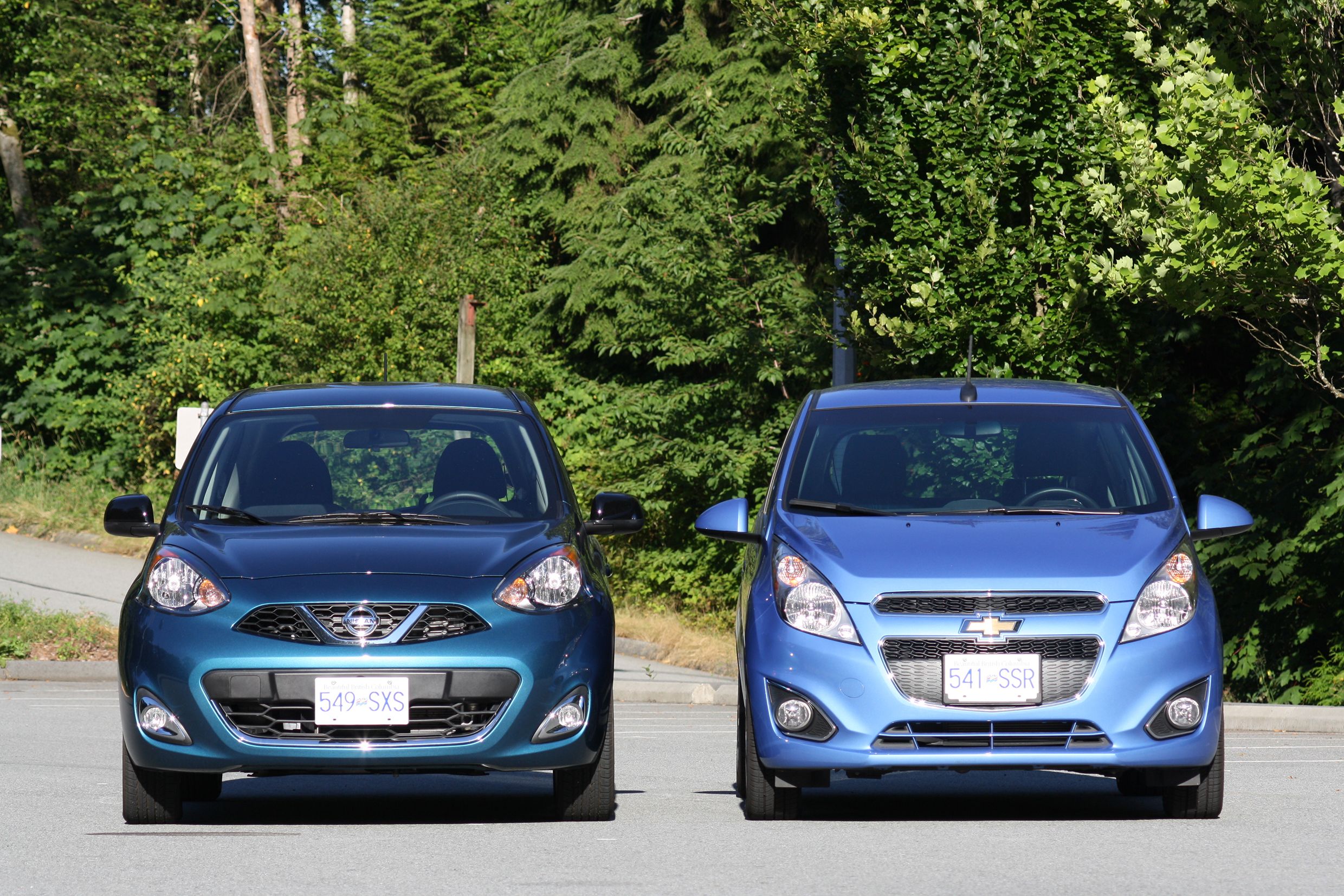 Car Comparison: 2015 Nissan Micra vs. 2014 Chevrolet Spark | Driving