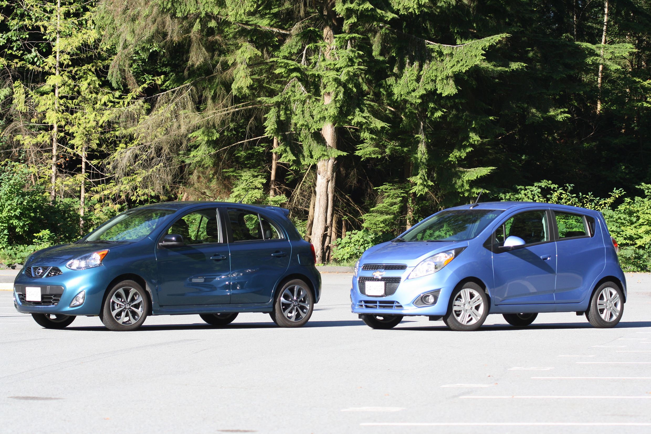 Car Comparison: 2015 Nissan Micra vs. 2014 Chevrolet Spark | Driving