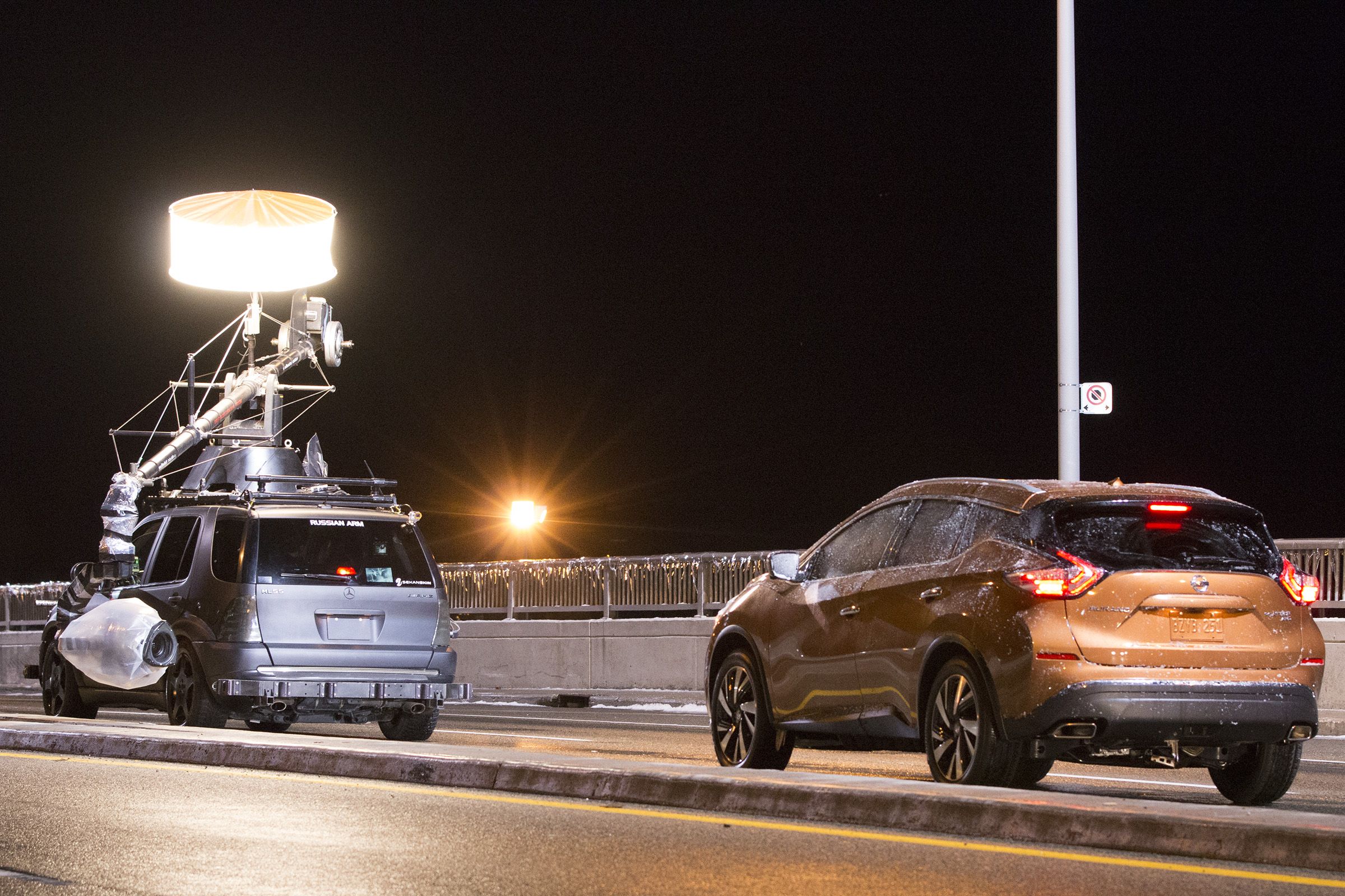 A look behind the scenes of a big-budget car commercial | Driving