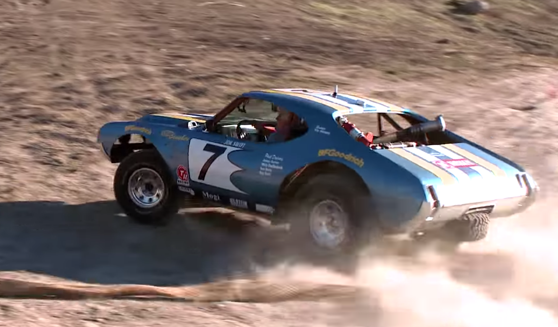 Jay Leno goes off-roading in a mid-engined '72 Cutlass | Driving