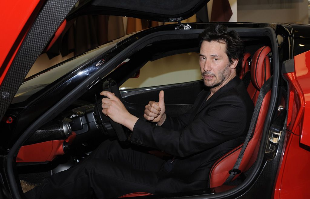 Keanu Reeves drives Ferrari 488 GTB at Fiorano test track | Toronto Sun