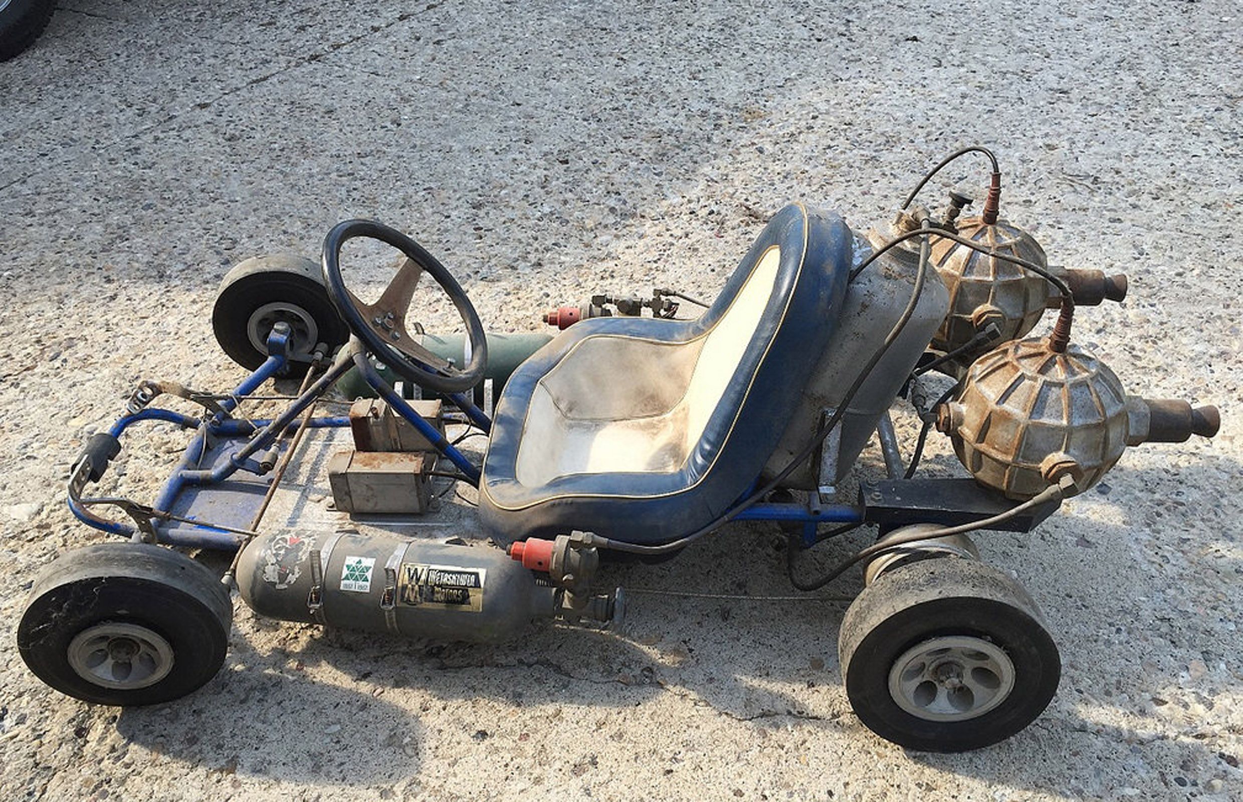 Bonkers rocket-fueled cart rescued from Alberta shed | Driving