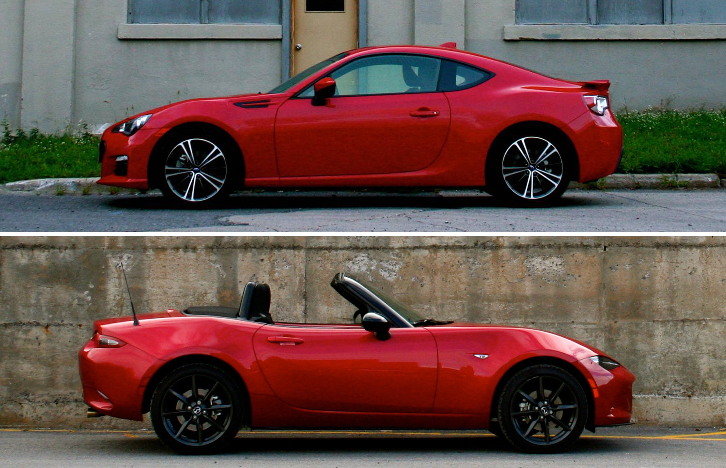 Car Comparison: 2016 Mazda MX-5 vs. 2016 Subaru BRZ | Driving
