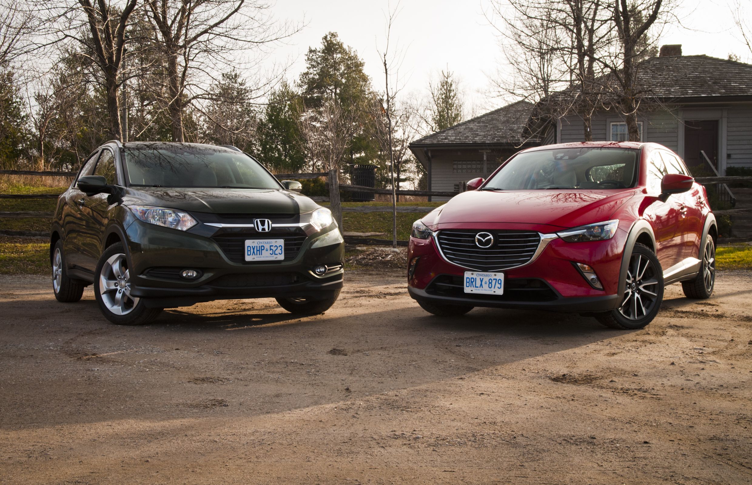 Comparison: 2016 Honda HR-V vs. 2016 Mazda CX-3 | Driving