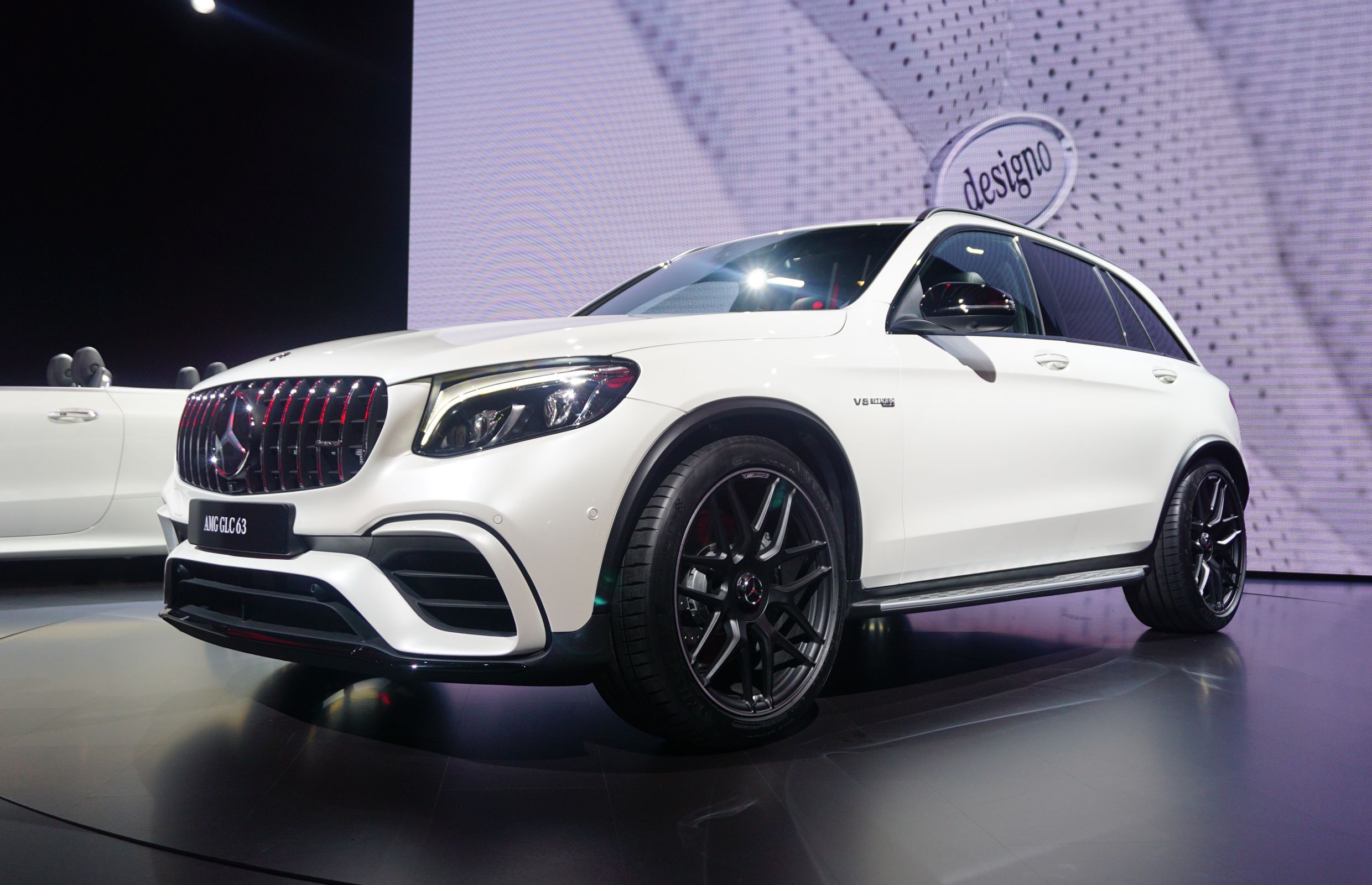Mercedes-Benz stuffs a twin-turbo V8 into the GLC-Class | Driving